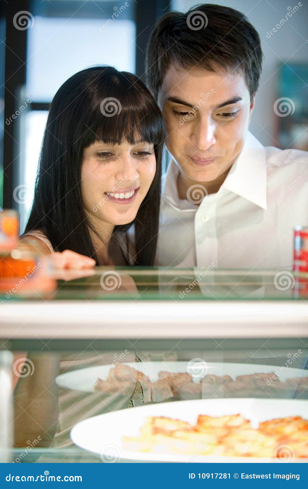 Couple Looking at Food stock image. Image of adults, lifestyle - 10917281