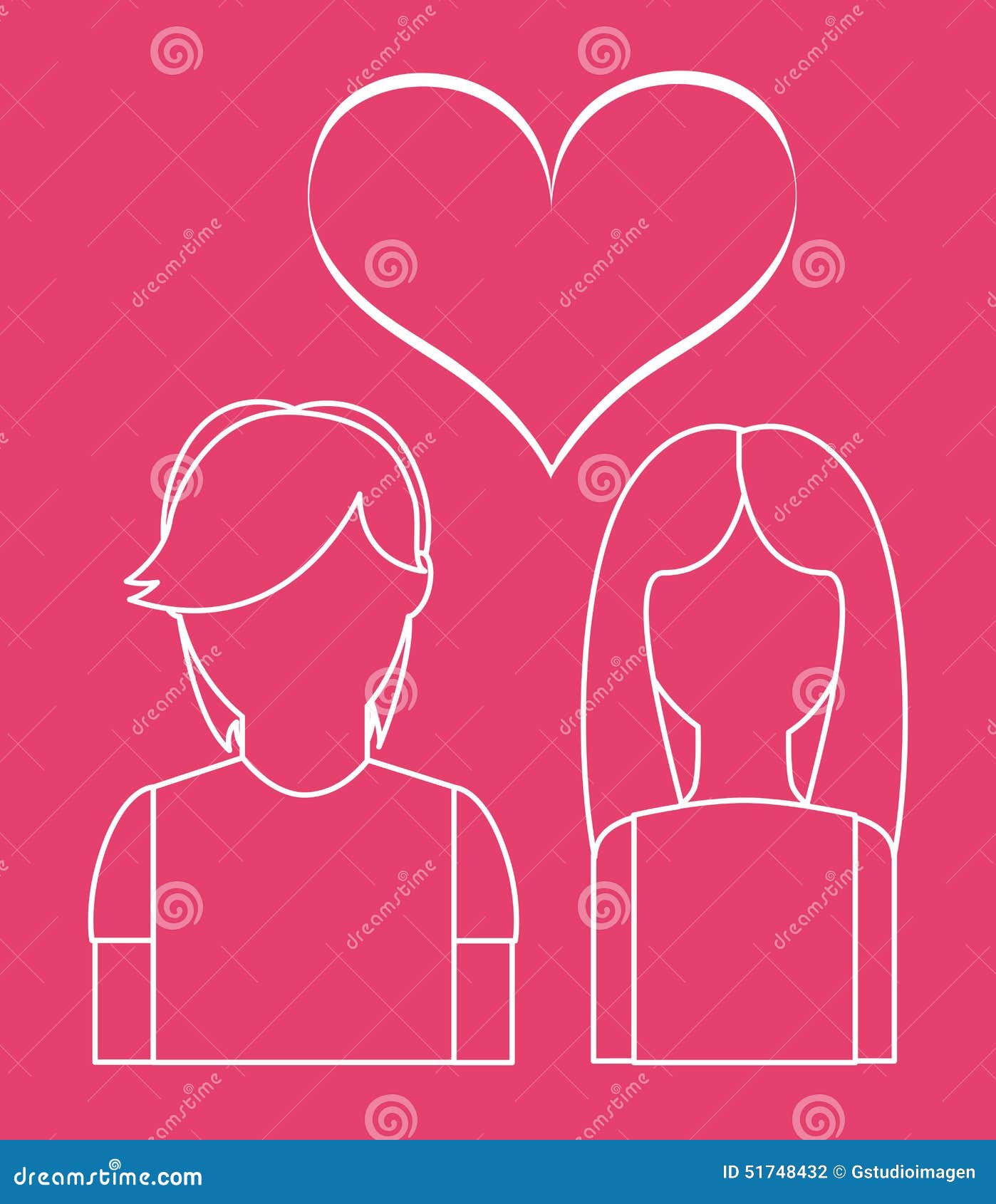Couple love design stock vector. Illustration of husband - 51748432