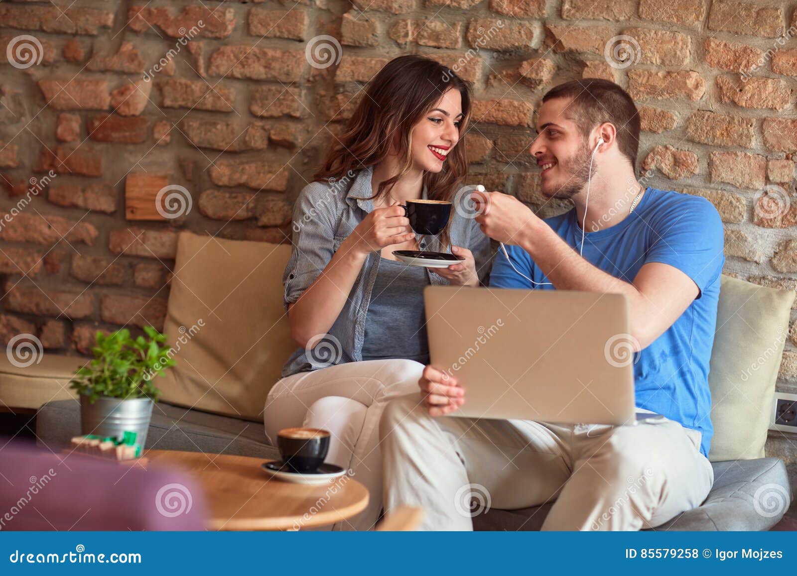 Couple in Love Enjoy Time Together Stock Photo - Image of girlfriend ...