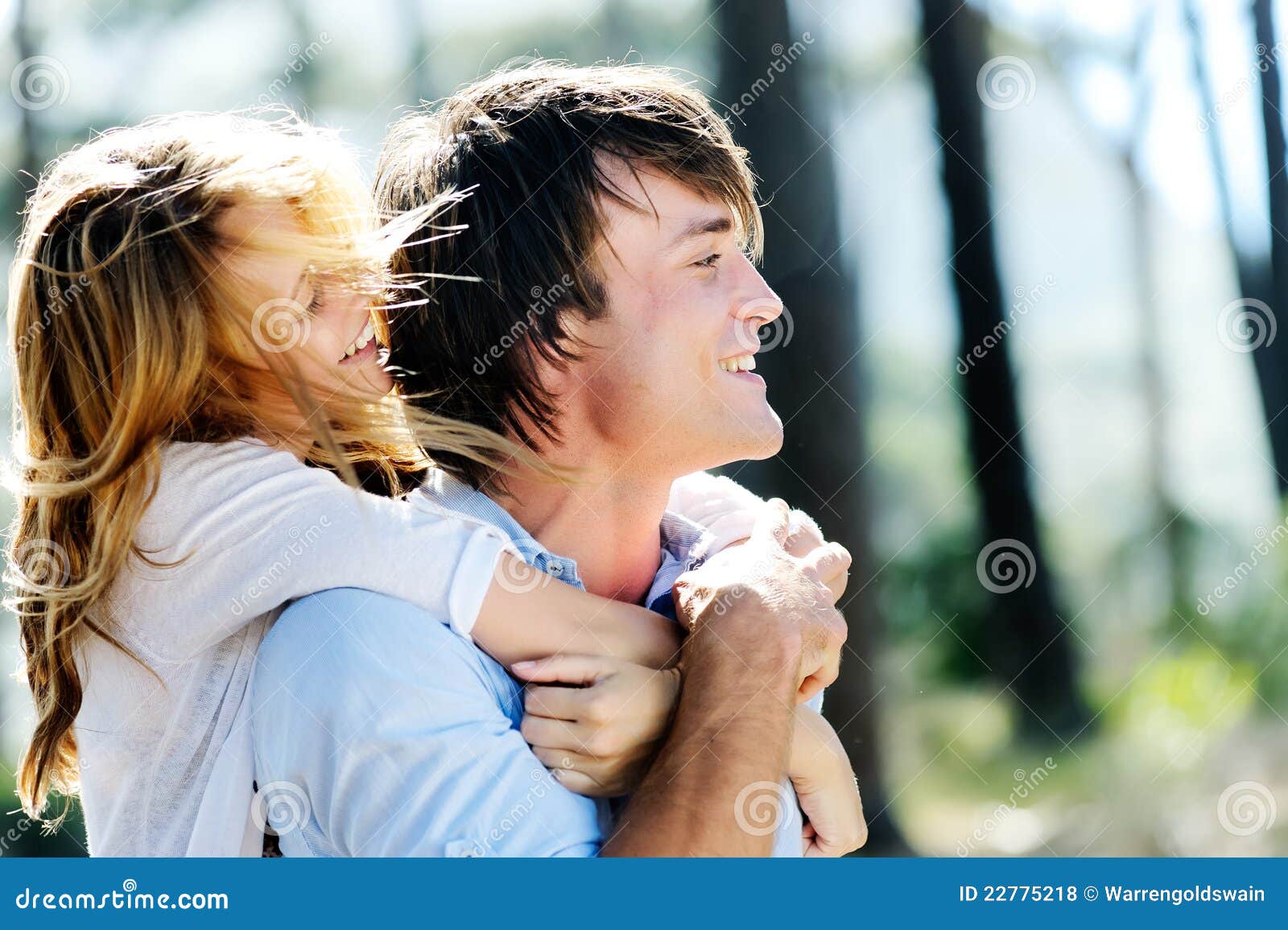Couple in Love Enjoying Each Others Affection Stock Photo - Image of ...
