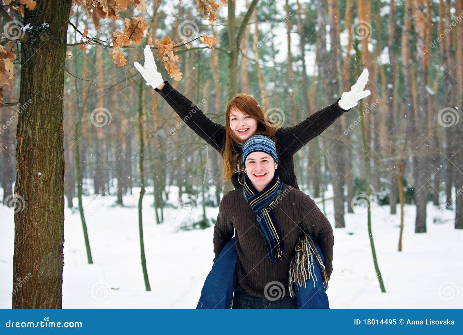 Couple in love in forest stock image. Image of hair, outdoors - 18014495