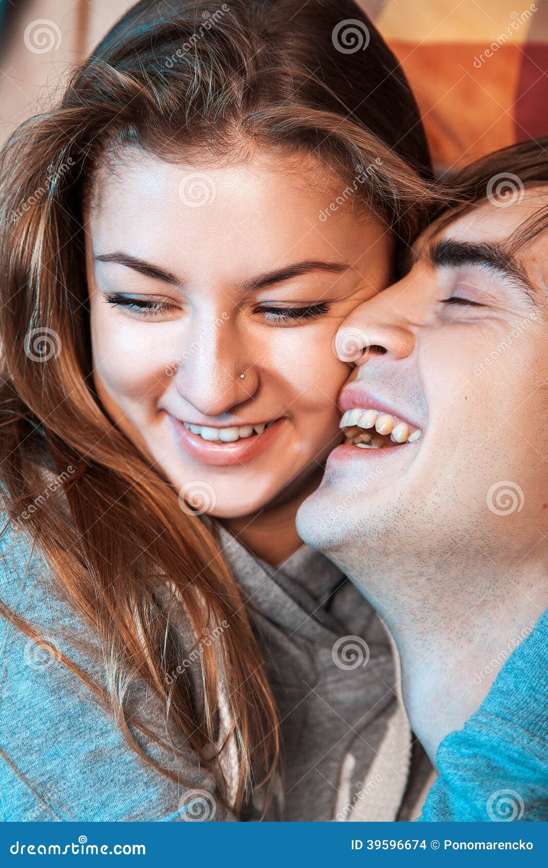 Couple in love having fun stock photo. Image of caucasian - 39596674