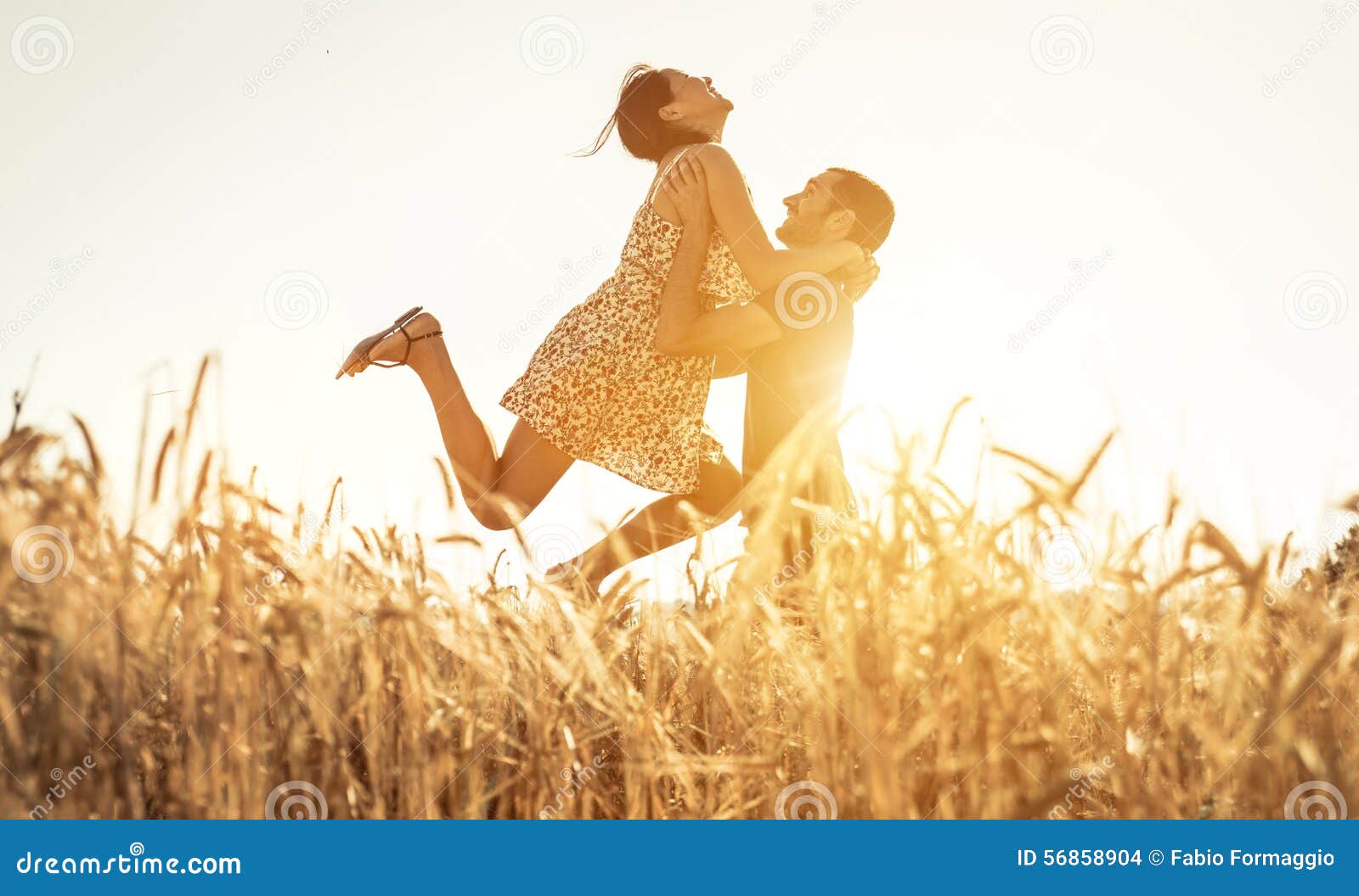 Couple in love having fun stock photo. Image of dream - 56858904