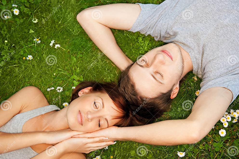Couple in love outdoors stock photo. Image of girlfriend - 10163100