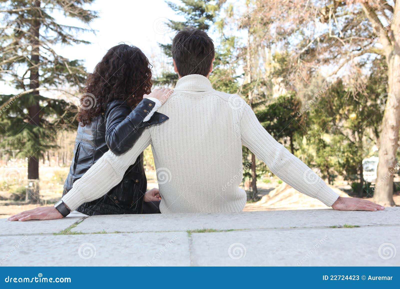 Couple in love sitting stock image. Image of couple, view - 22724423