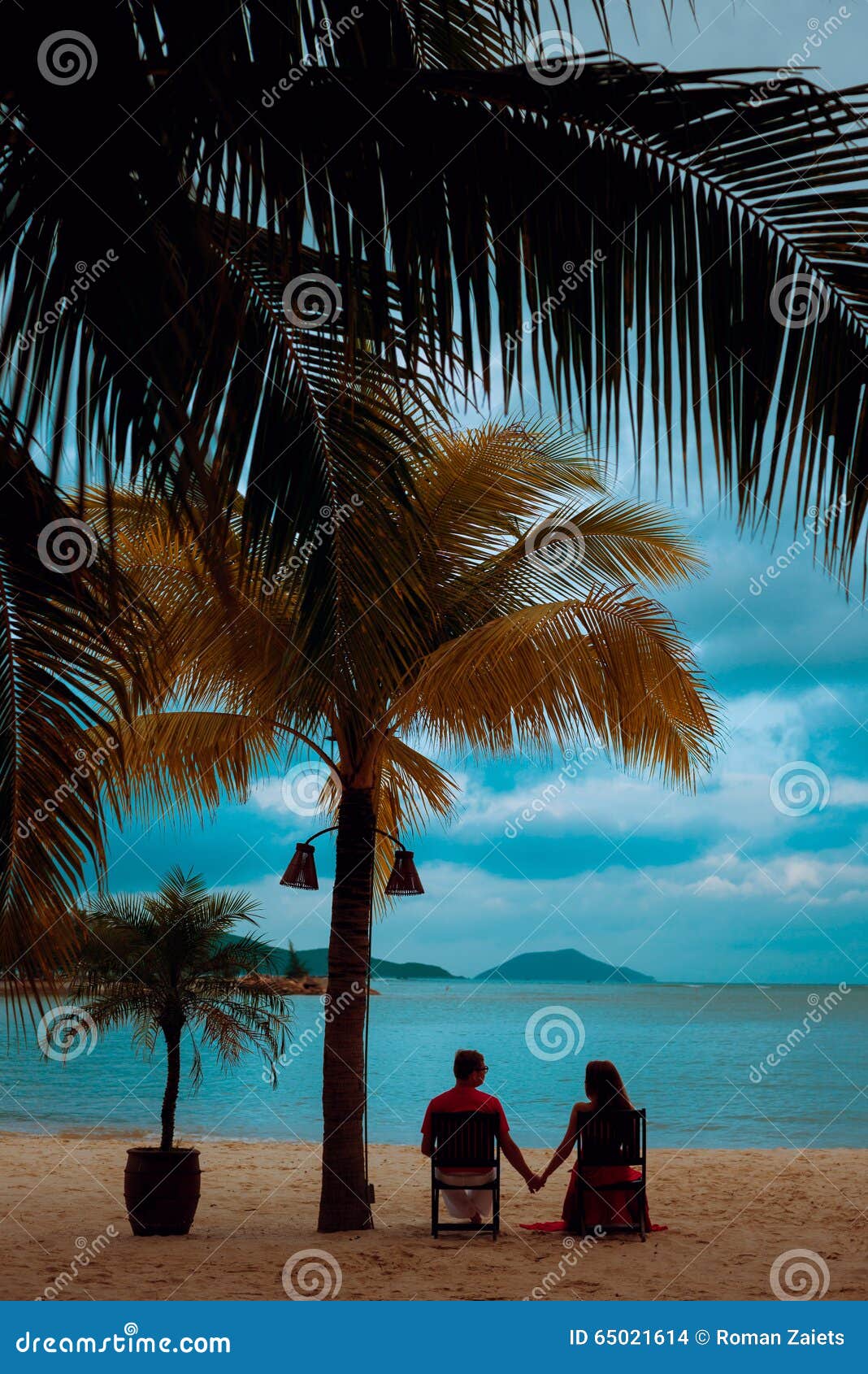 Couple in love at sunset stock photo. Image of dusk, summer - 65021614