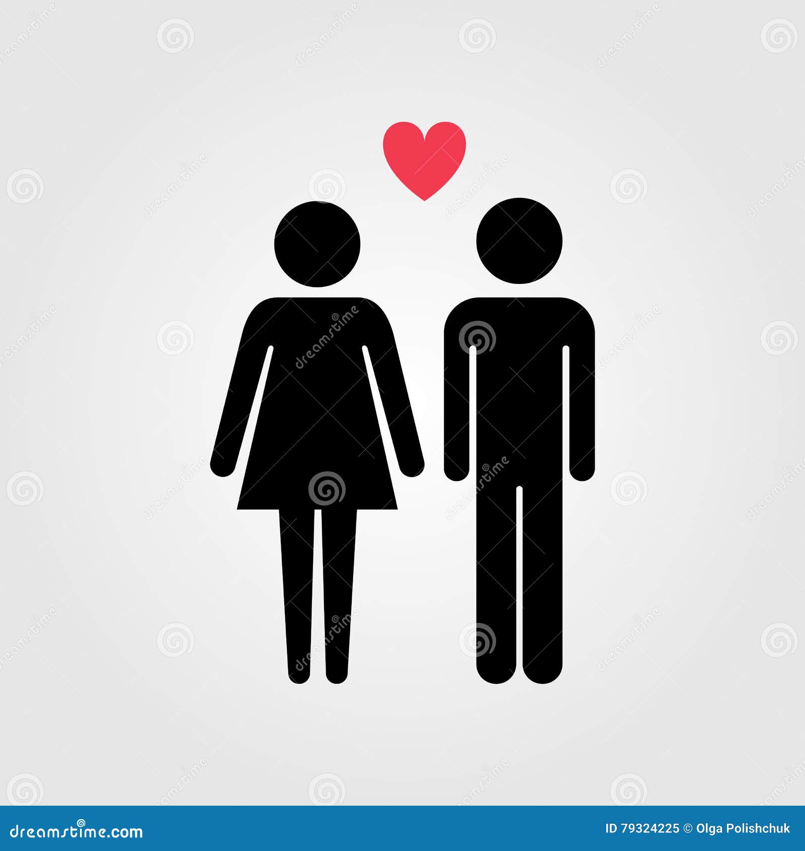 Couple in love stock vector. Illustration of married - 79324225