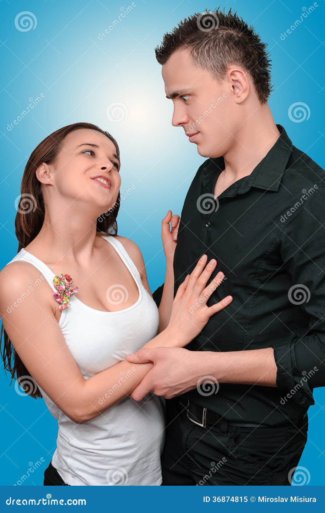 Couple in love stock image. Image of female, beauty, couple - 36874815