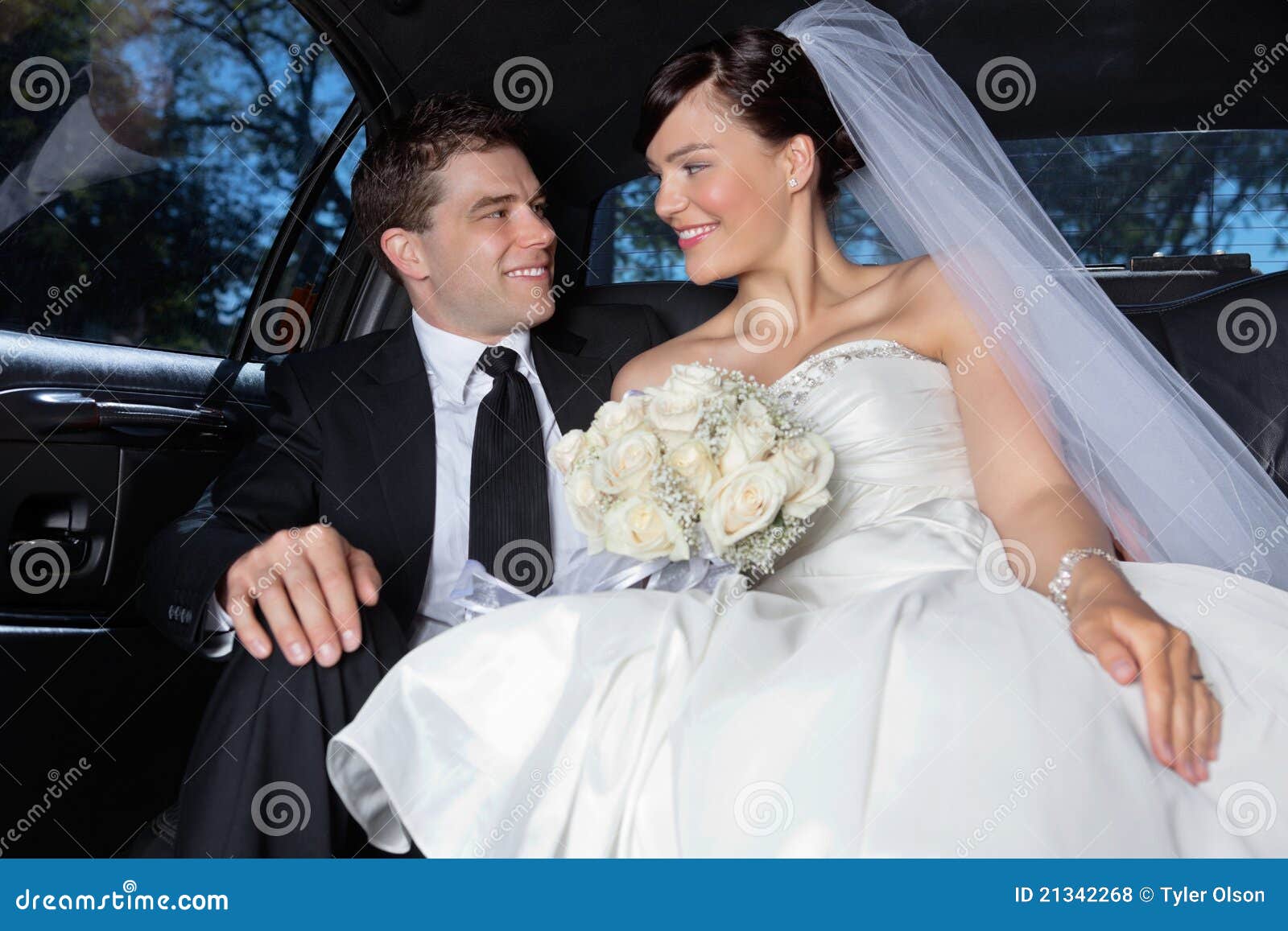Couple in a luxurious car stock photo. Image of adult - 21342268