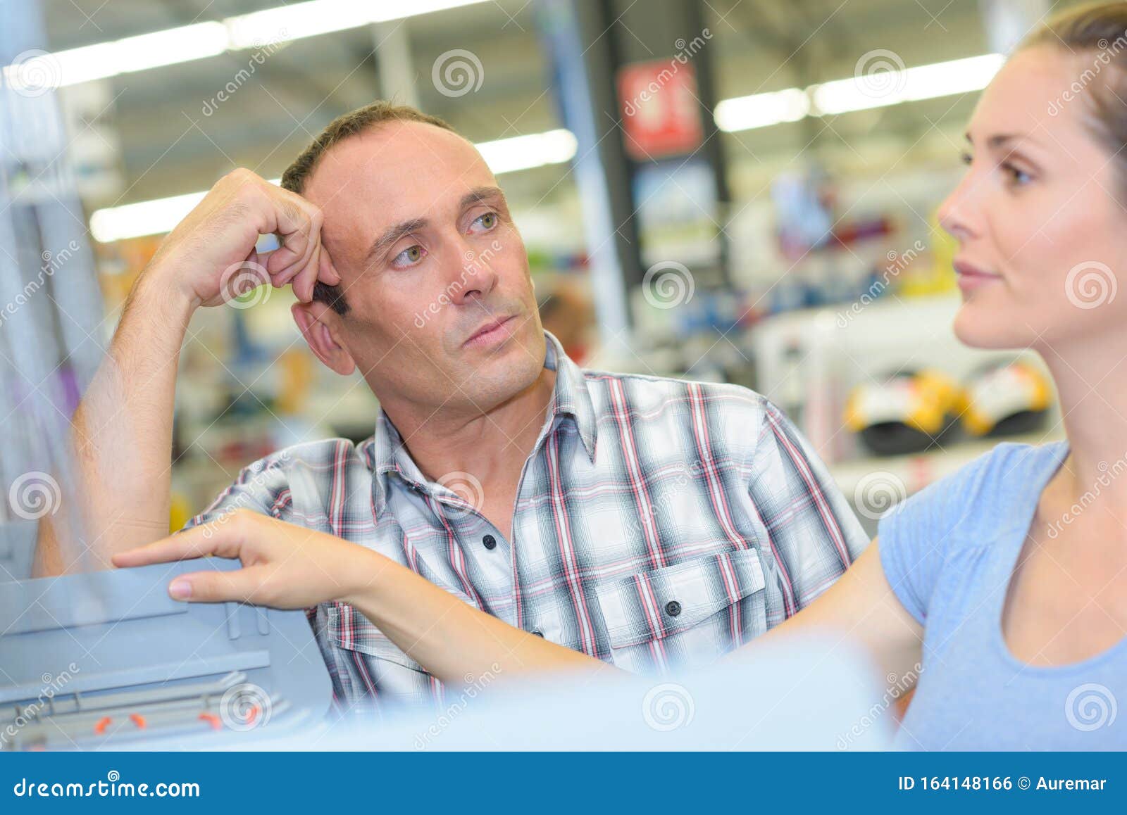 Couple making decision stock photo. Image of talk, misunderstanding ...