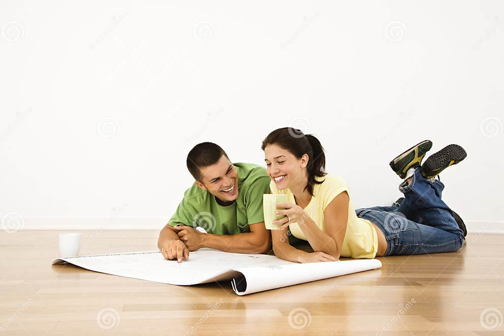 Couple making plans. stock photo. Image of adults, caucasian - 3533032