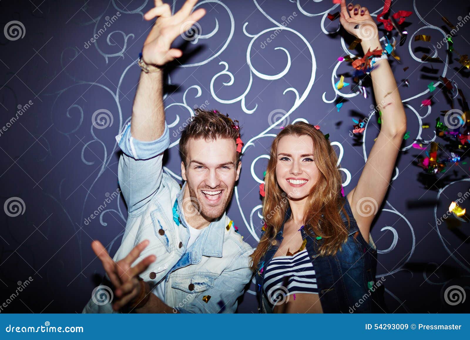 Couple in night club stock image. Image of adult, disco - 54293009