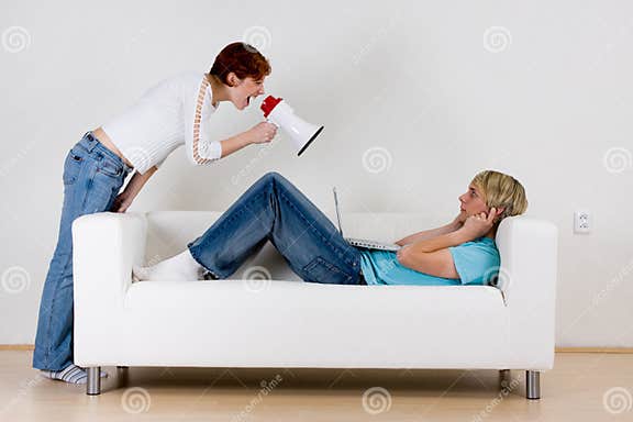 Couple not communicating stock image. Image of fighting - 11634191