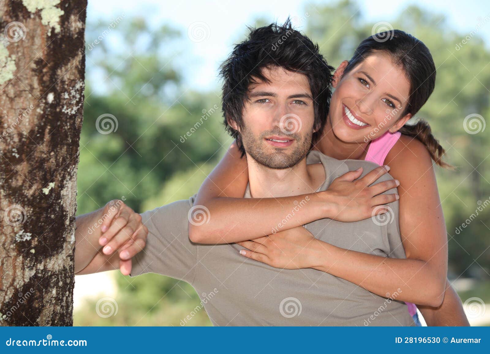 Couple outdoors stock photo. Image of happy, countryside - 28196530