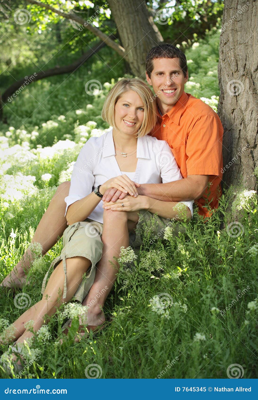 Couple Outdoors stock image. Image of nature, tenderness - 7645345