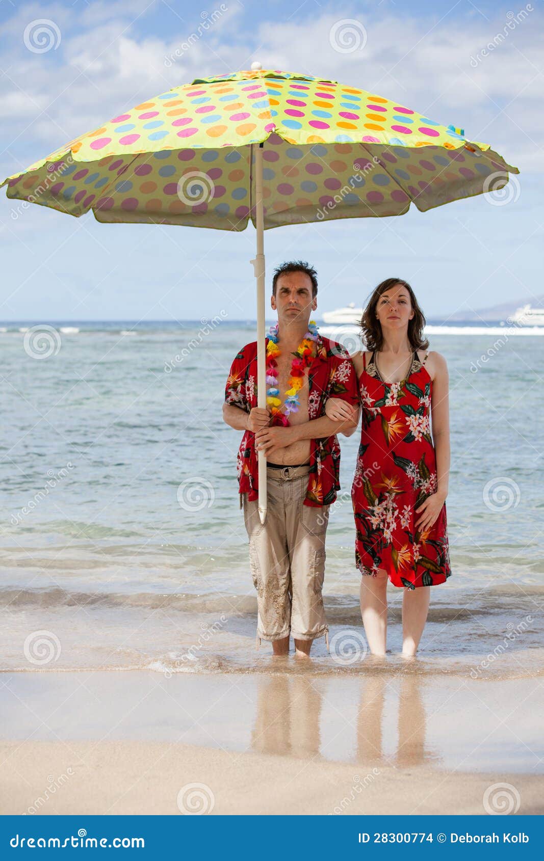 Couple in Paradise stock photo. Image of male, colorful - 28300774