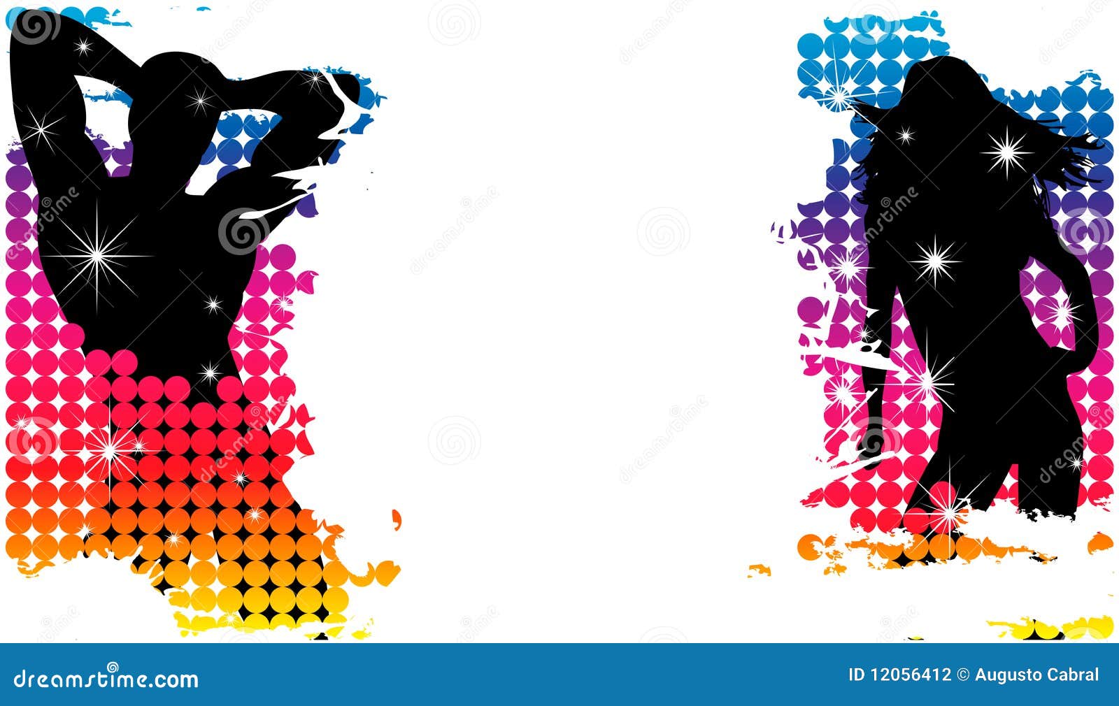Couple Party Dots stock vector. Illustration of gradient - 12056412
