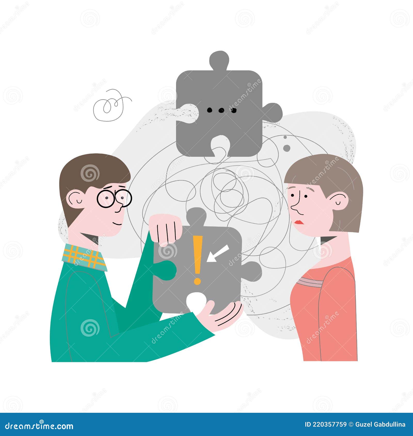 Couple, People, Team are Problem Solving, Looking for Solution To the ...