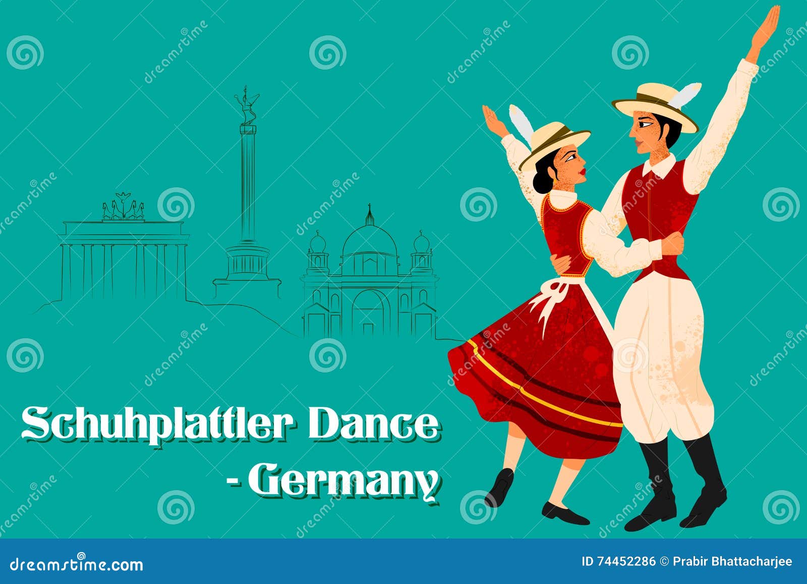 Schuhplattler Cartoons, Illustrations & Vector Stock Images - 8 ...