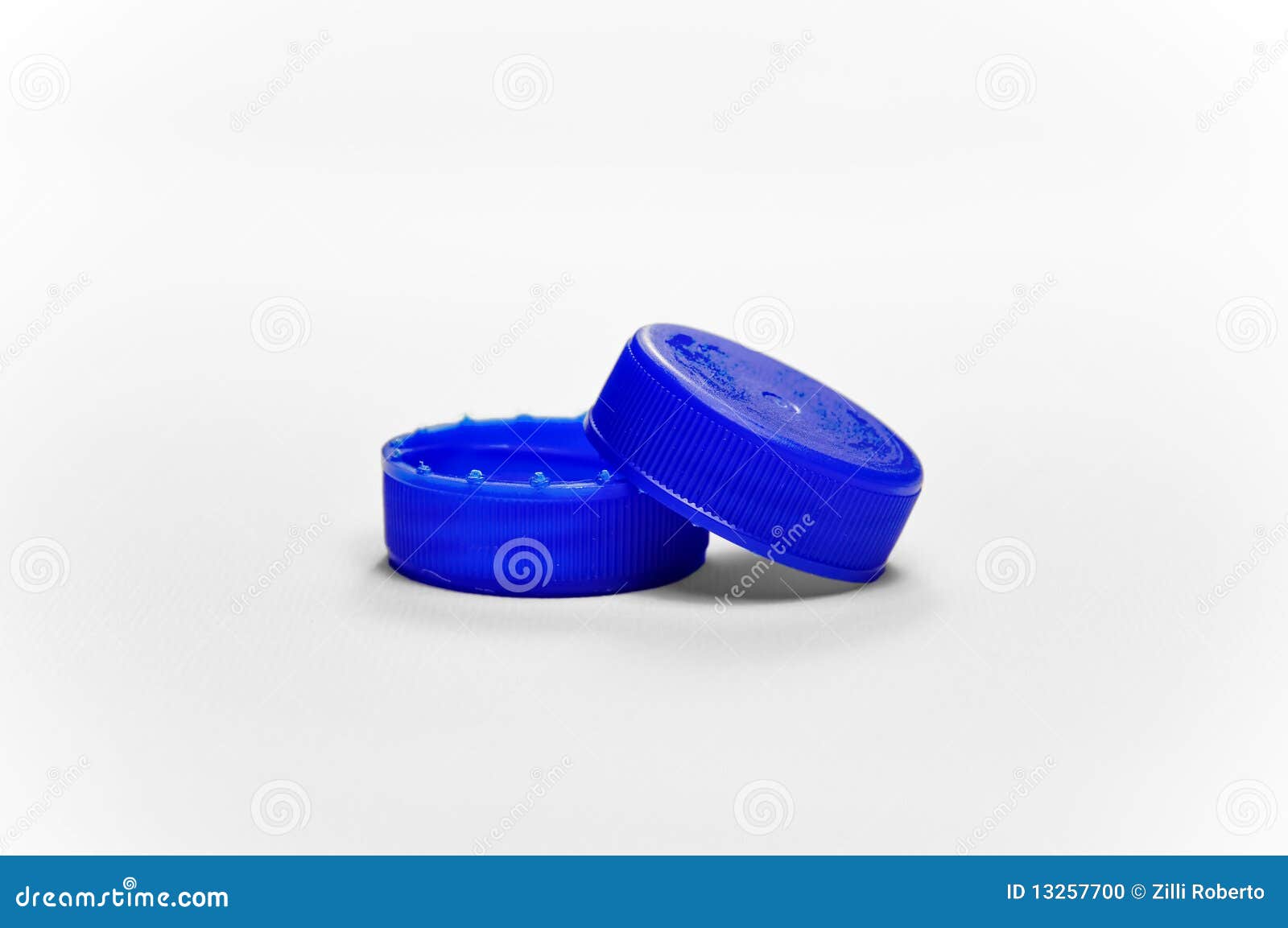 Couple of plastic caps stock photo. Image of space, white - 13257700
