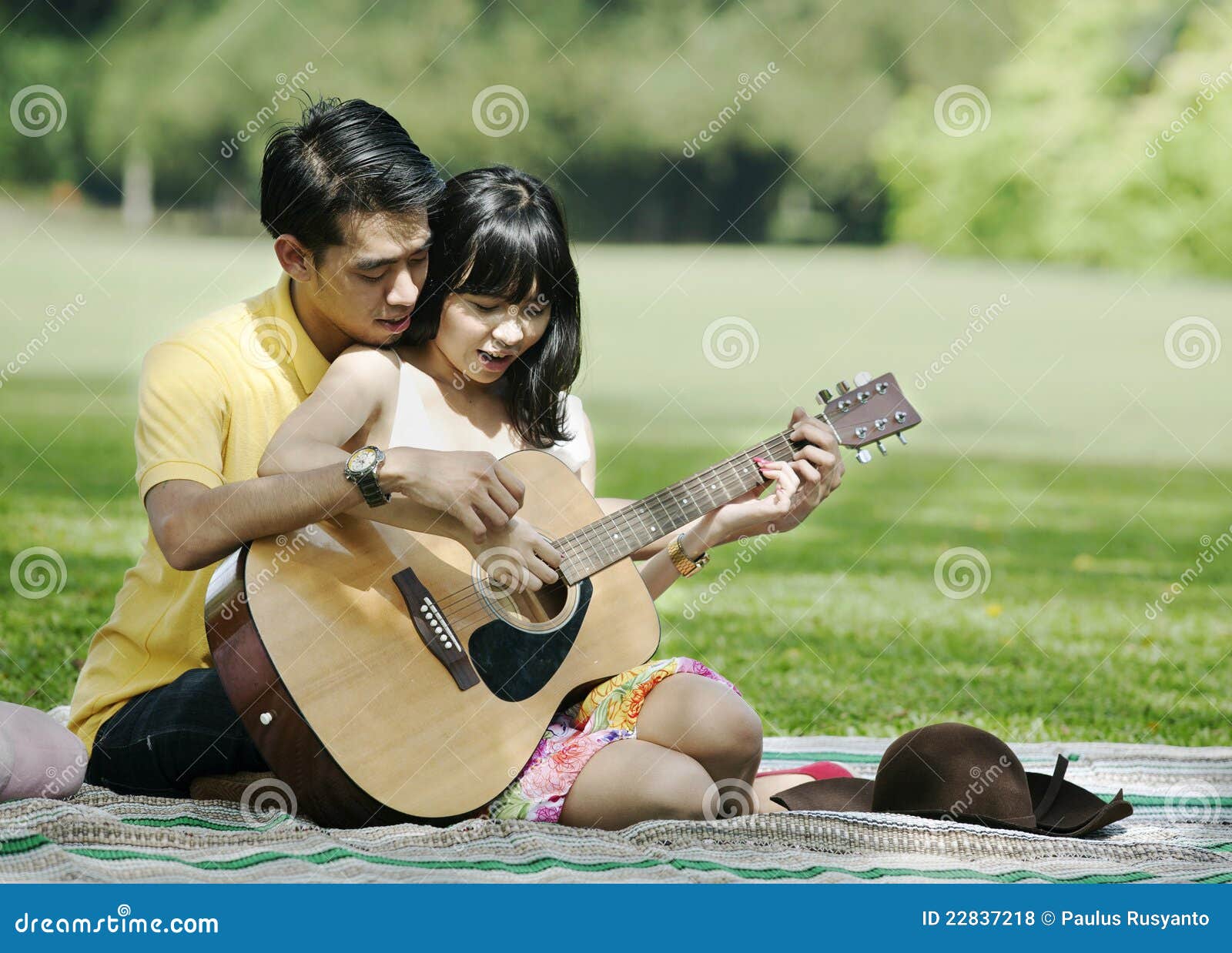 Couple playing guitar stock photo. Image of instrument - 22837218 Couple playing guitar stock photo. Image of instrument - 22837218