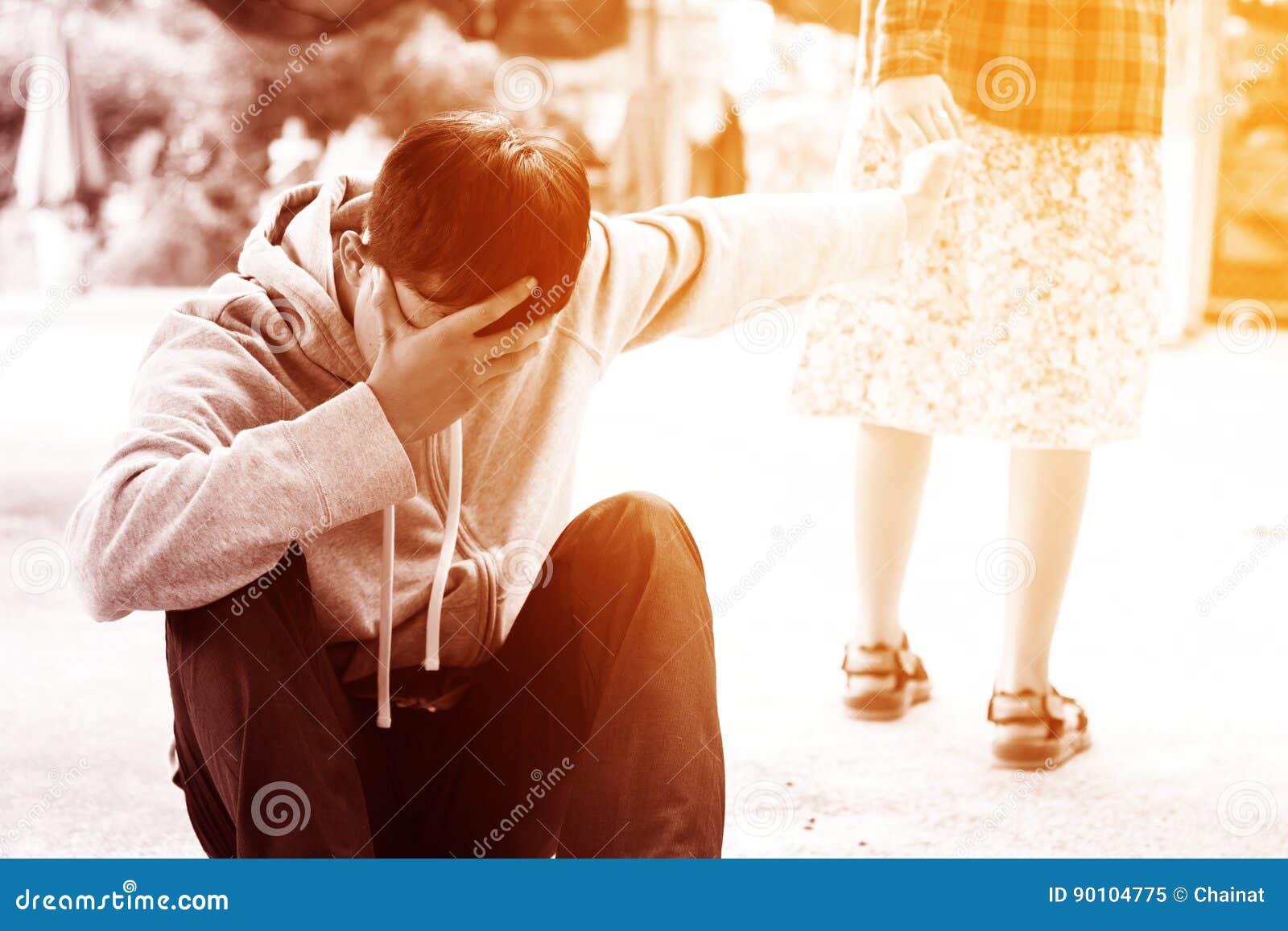 Couple problem stock image. Image of trouble, separate - 90104775