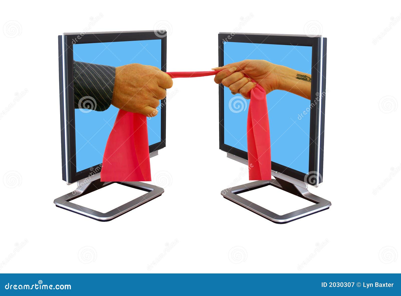 Couple Pulling Picture. Image: 2030307