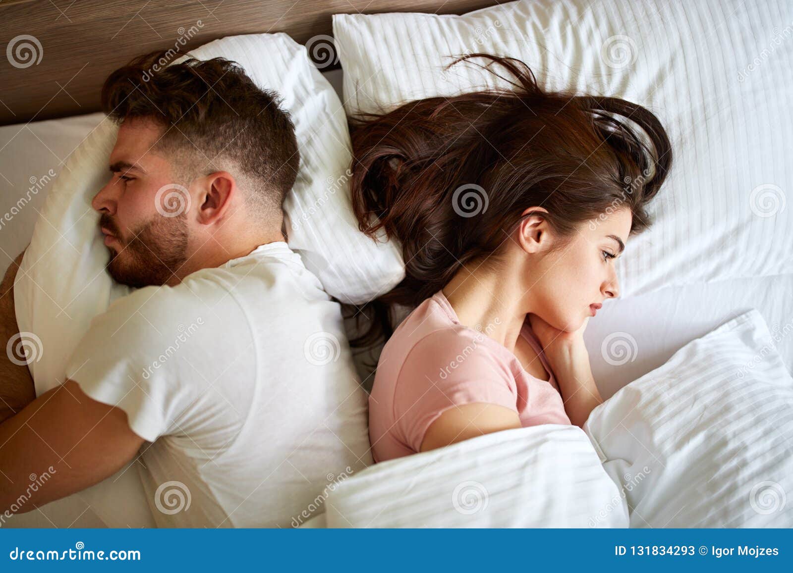 Couple in quarrel stock image. Image of boyfriend, indoor - 131834293