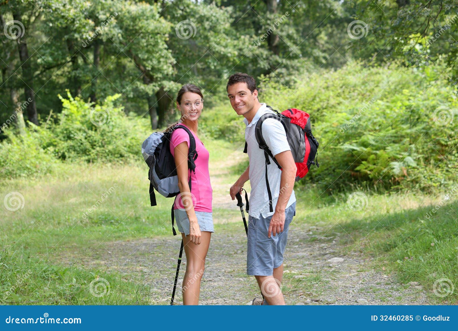 Couple on a rambling day stock image. Image of hood, adults - 32460285