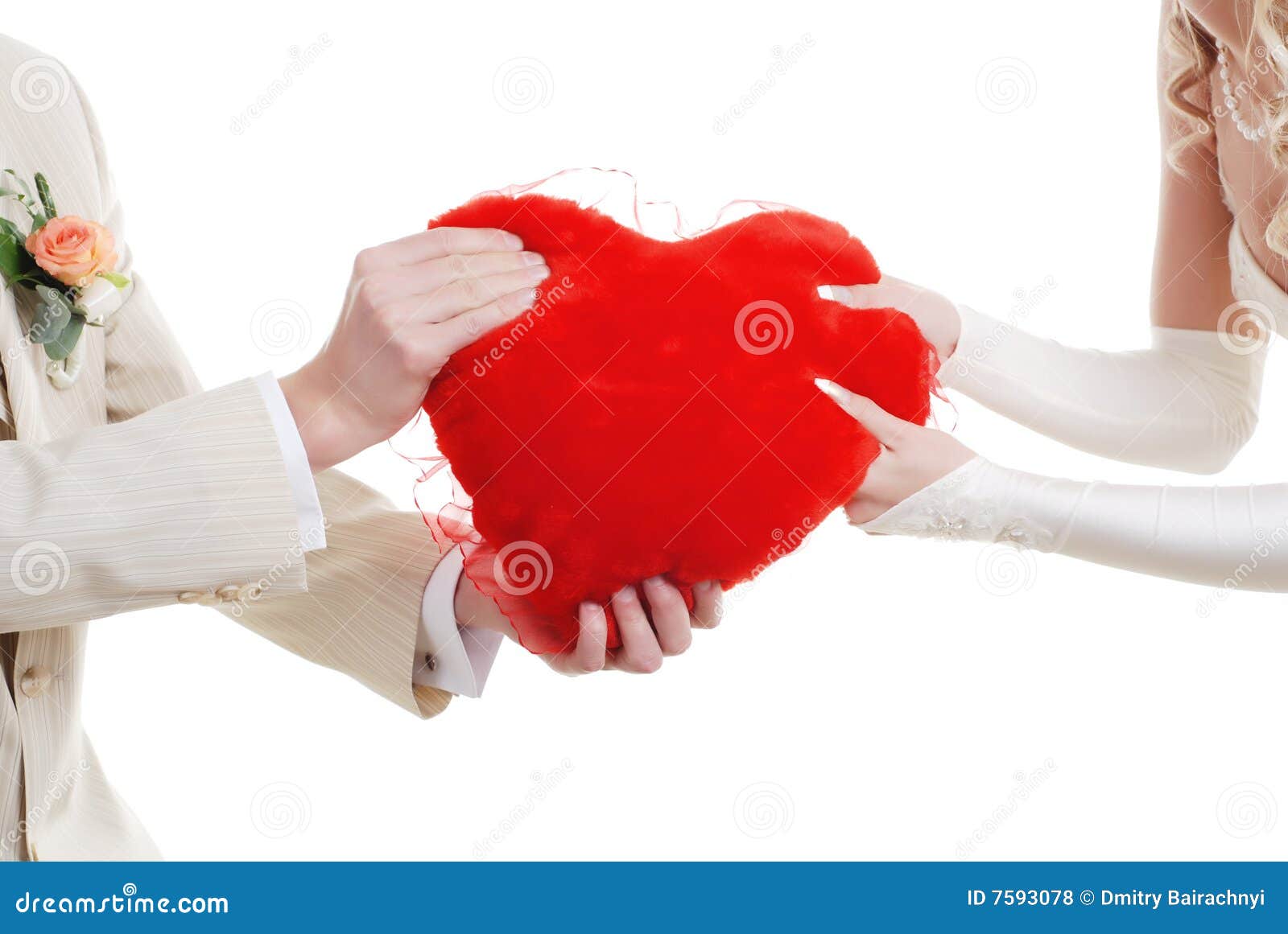 Couple with red heart stock photo. Image of design, people - 7593078