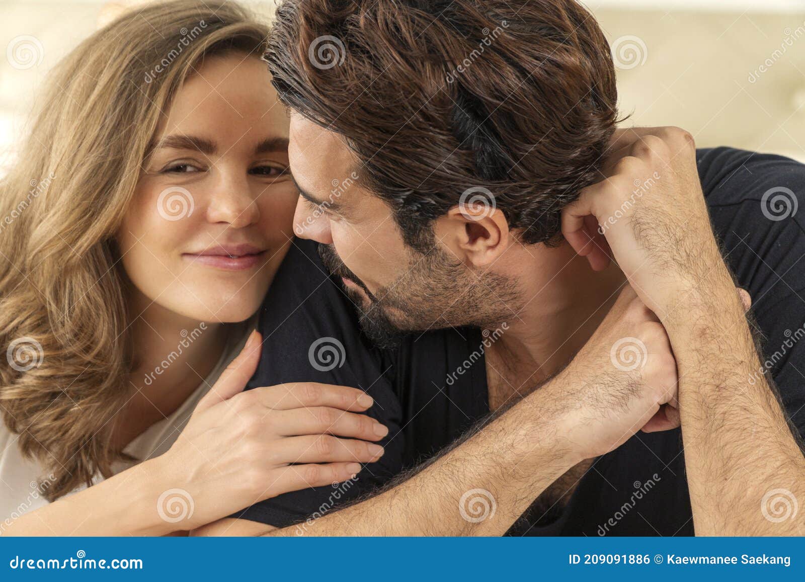 Couple Relationship Concept Husband Looking Each Other His Wife While