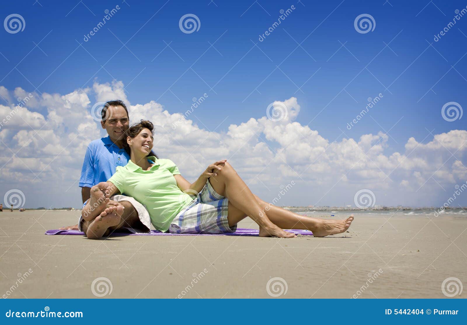 Couple relaxing stock photo. Image of ocean, beach, shore - 5442404