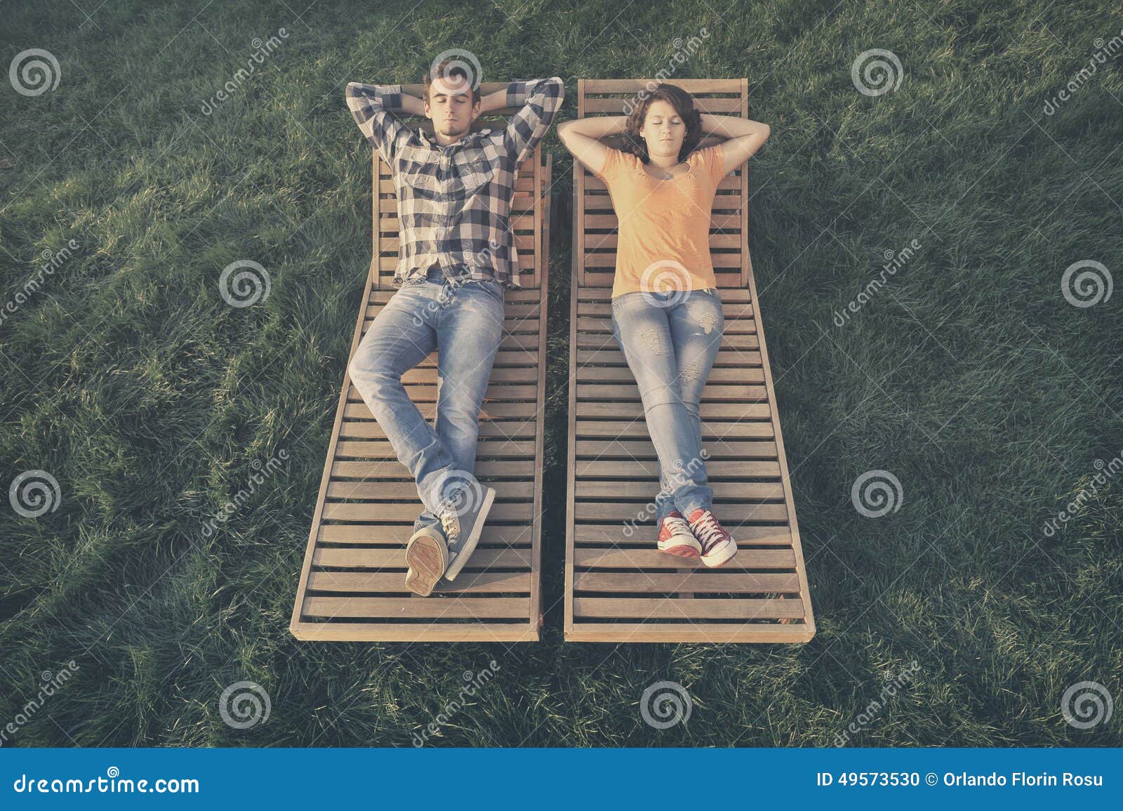 Couple stock photo. Image of outdoor, couch, young, male - 49573530