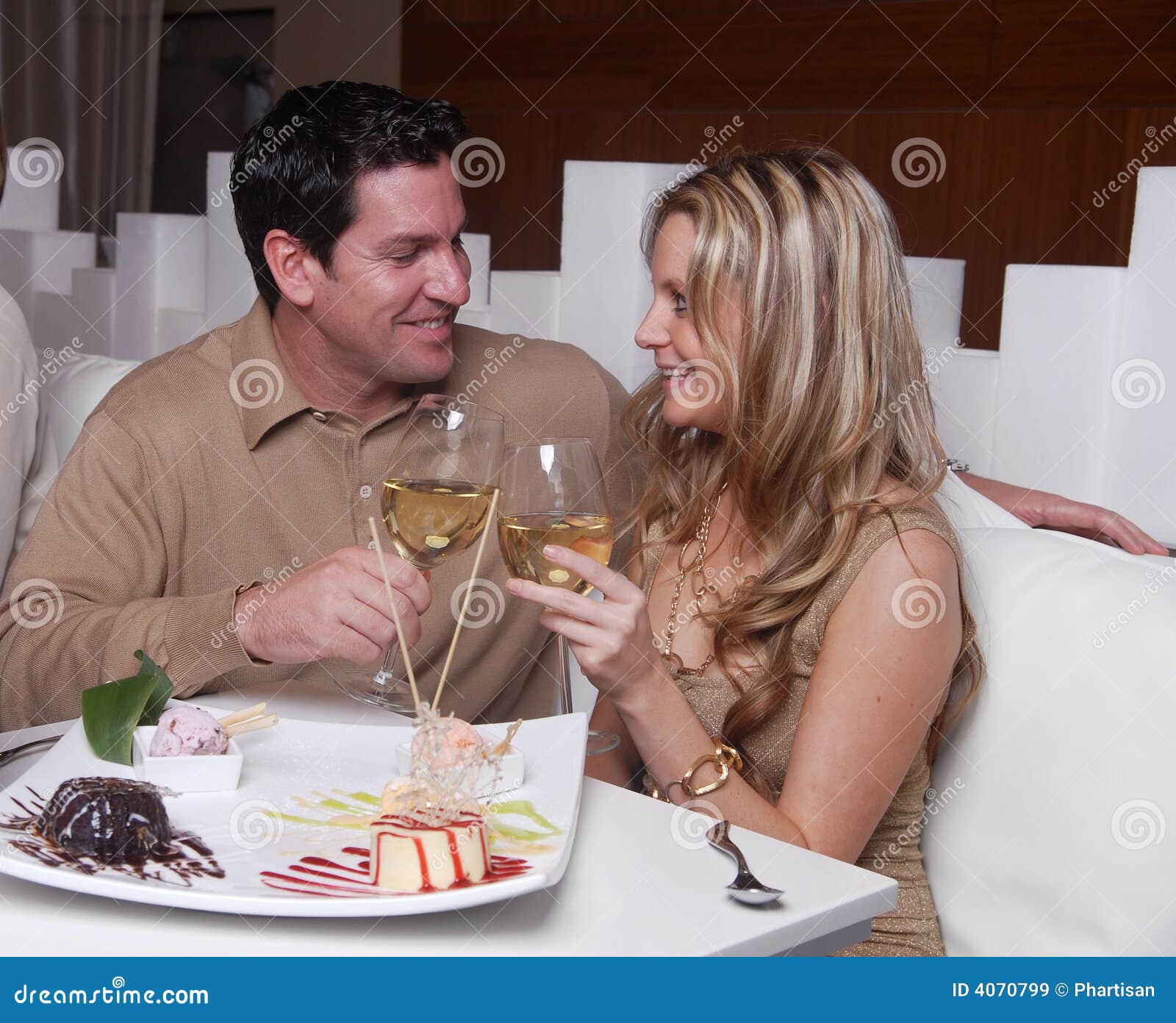 Couple on romantic Date stock image. Image of enjoyment - 4070799