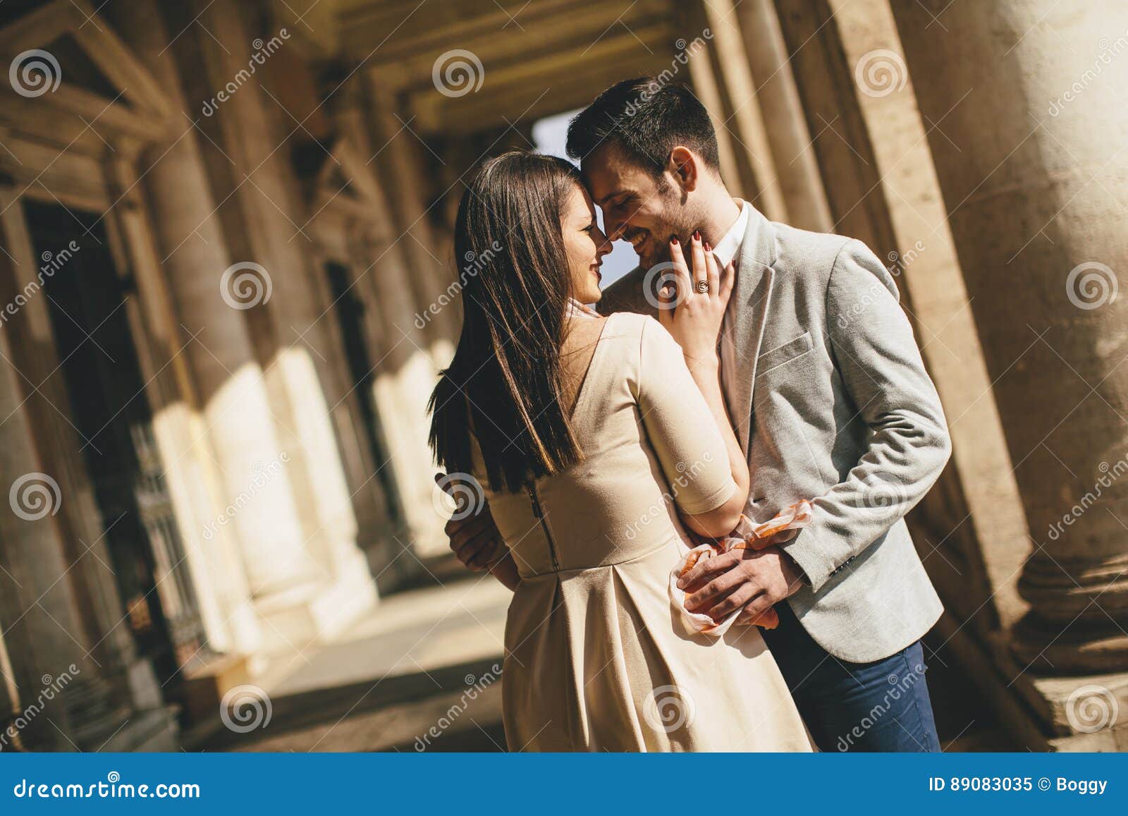 Couple in Rome, Italy stock image. Image of lovers, tourism - 89083035