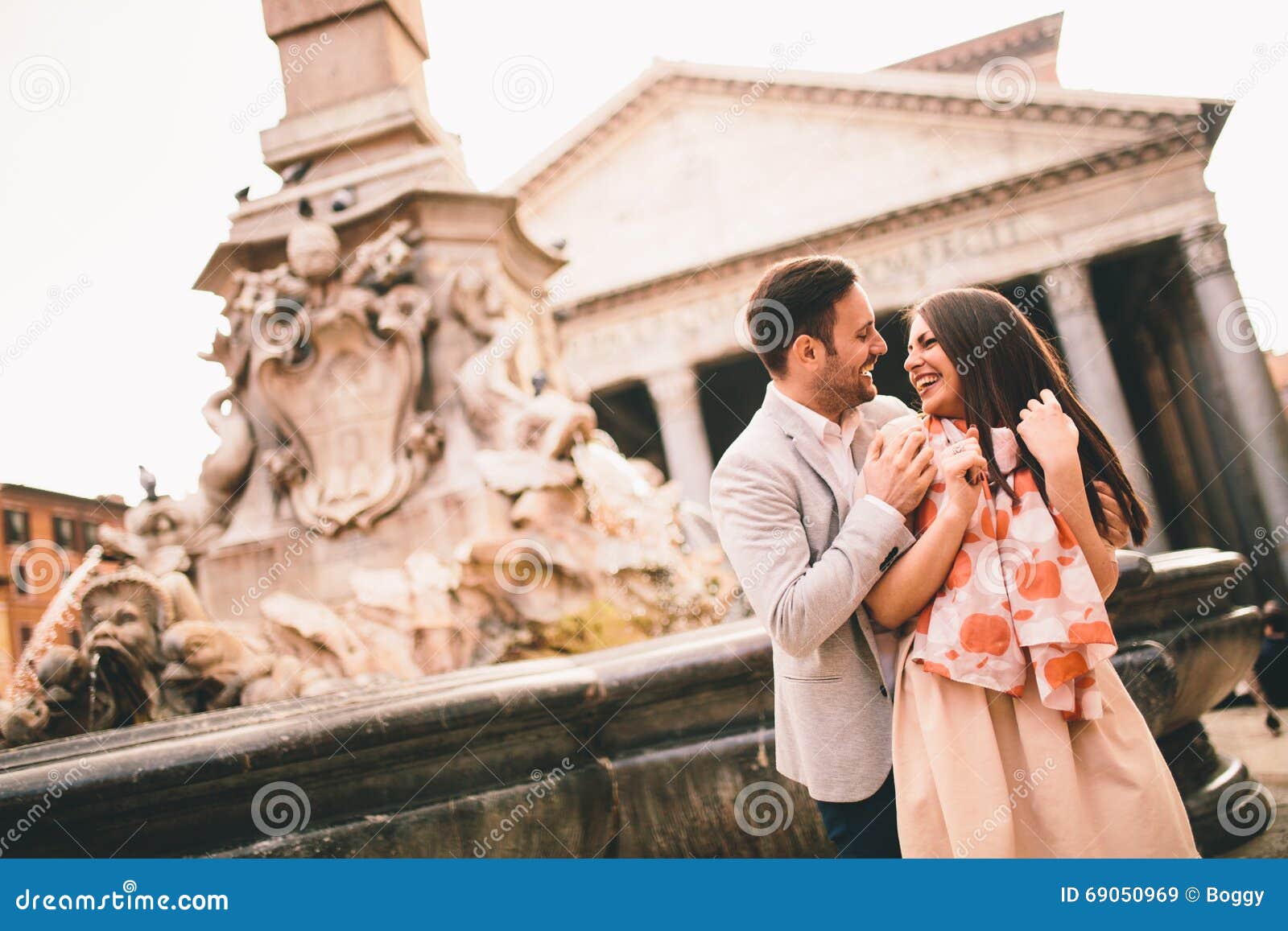 Couple in Rome stock image. Image of italy, dating, lovers - 69050969