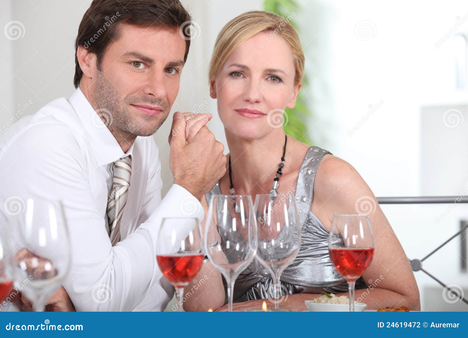 Couple sat at table stock photo. Image of celebration - 24619472