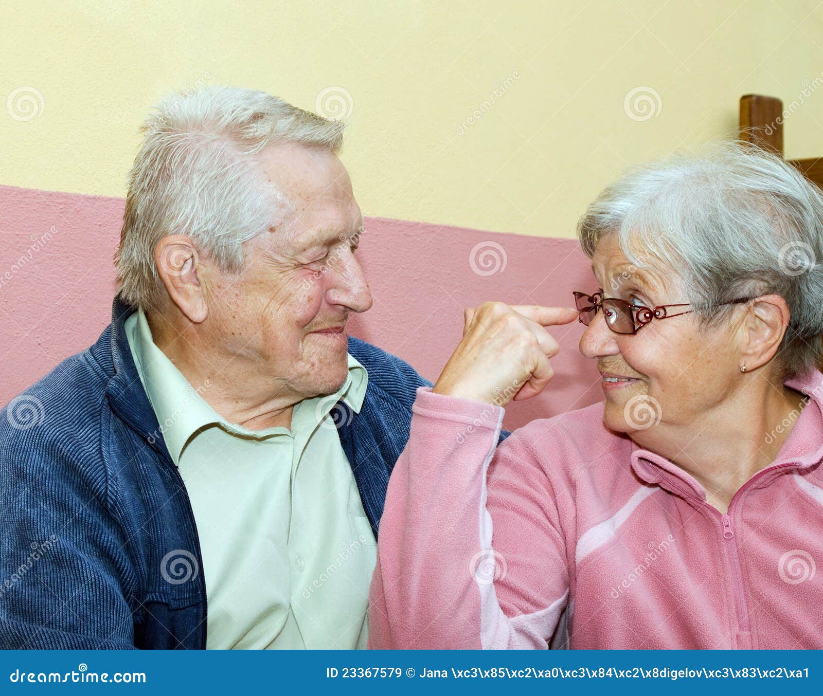 Couple of Seniors Having Fun Stock Image - Image of pensioner, happy ...