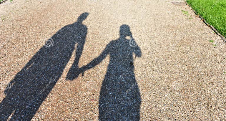Couple shadow stock photo. Image of couple, woman, love - 45734458