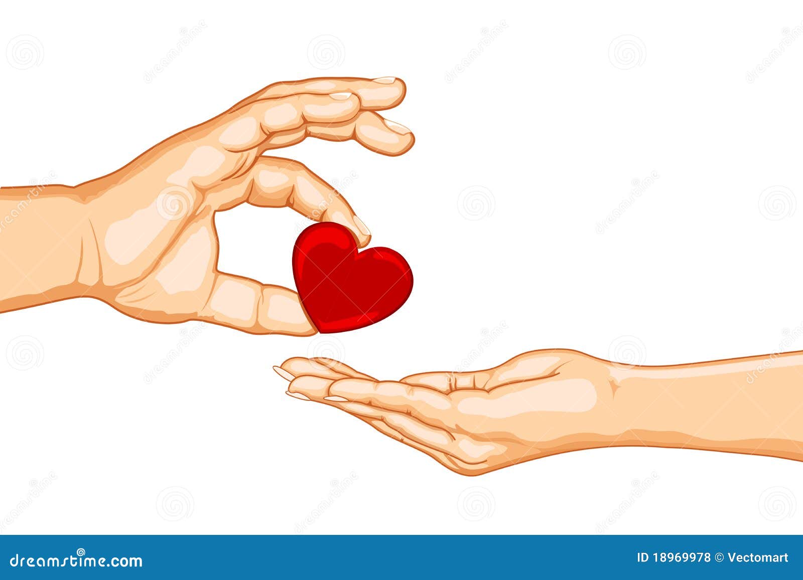 Couple sharing Heart stock vector. Illustration of icon - 18969978