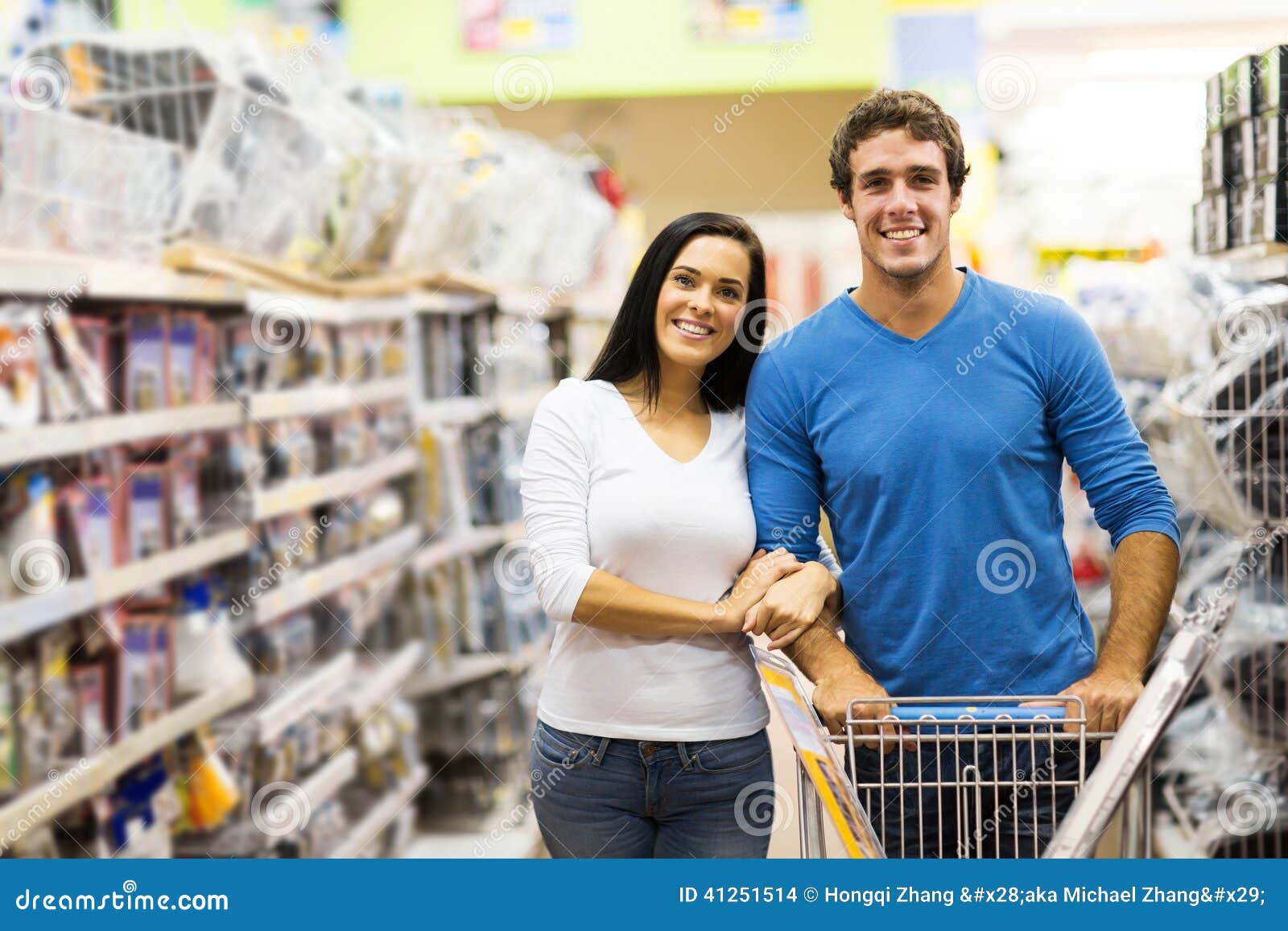 Couple shopping hardware stock photo. Image of buying - 41251514