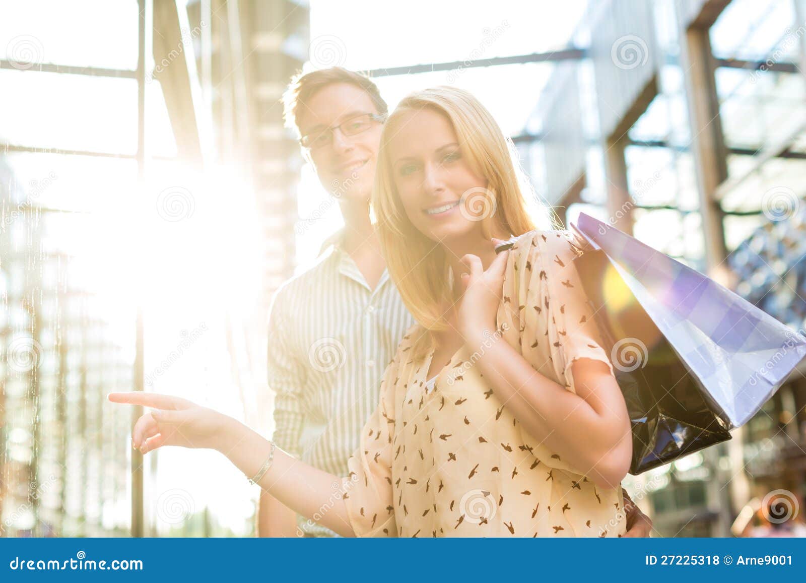 Couple while Shopping and Spending Money Stock Photo - Image of dreamy ...