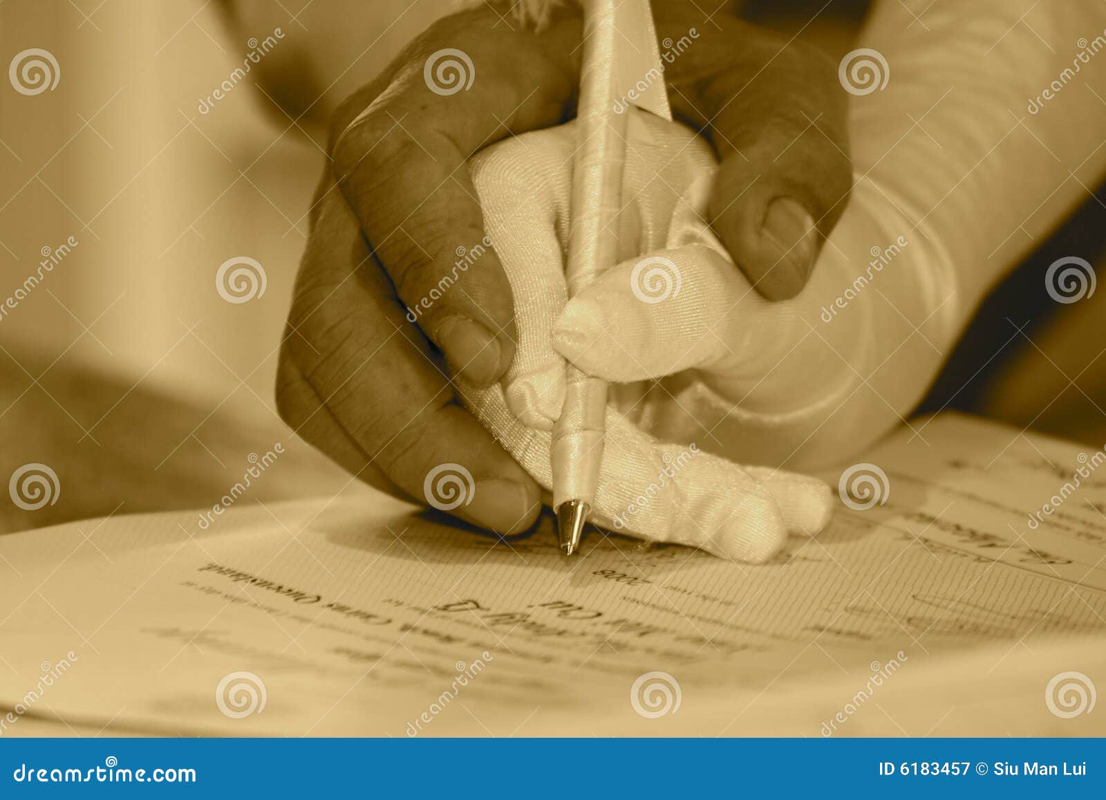 Couple Signing stock image. Image of holding, romantic - 6183457