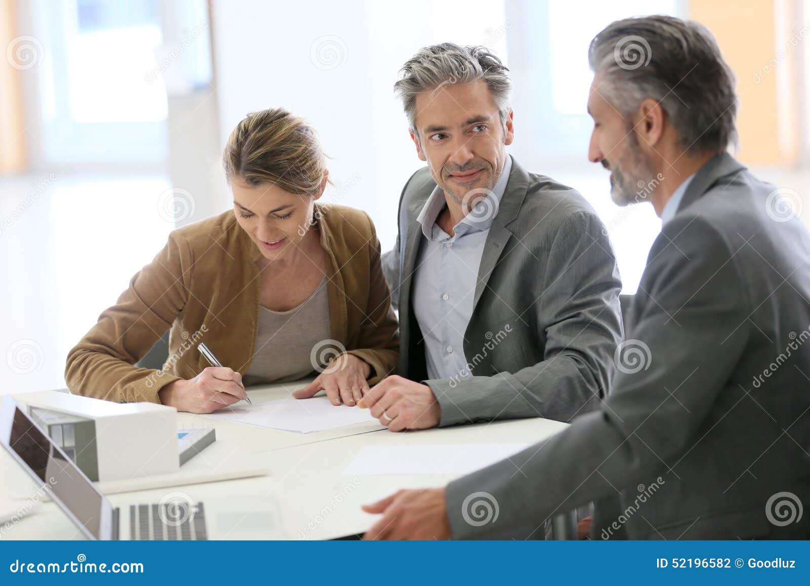 Signing A Construction Contract Royalty-Free Stock Photo ...