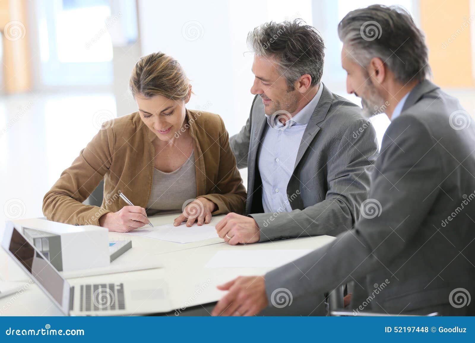 Signing A Construction Contract Royalty-Free Stock Photo ...