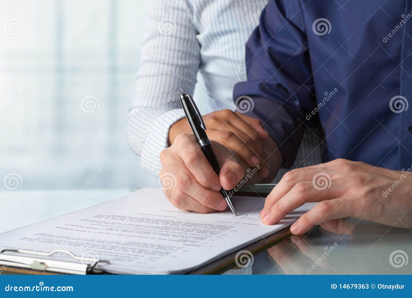 Couple signing paper stock image. Image of contract, unrecognizable ...