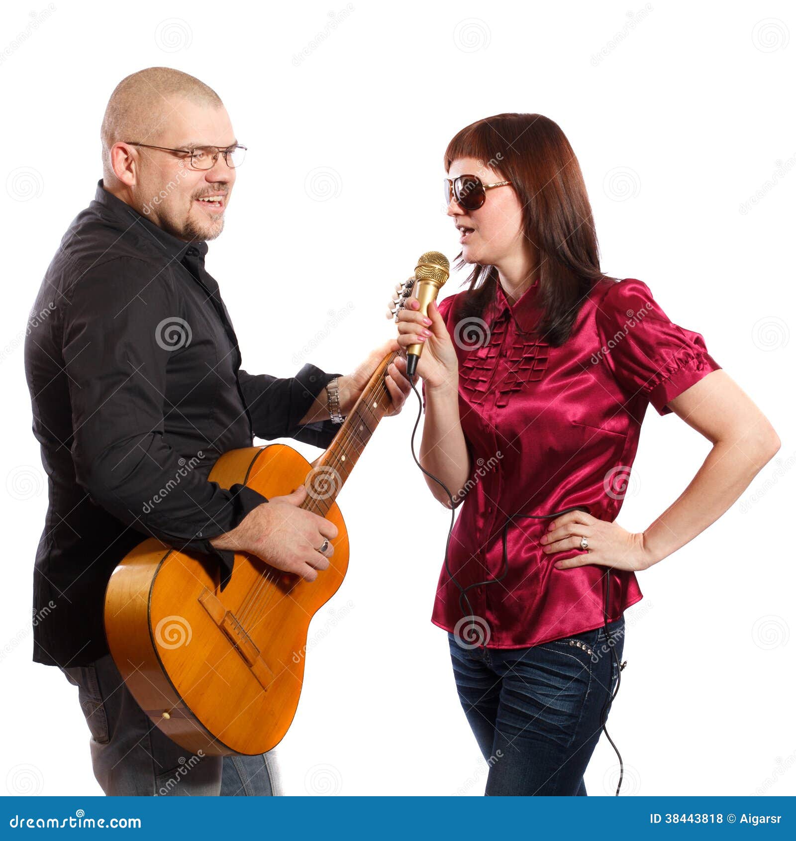 Couple sing stock photo. Image of beautiful, married - 38443818