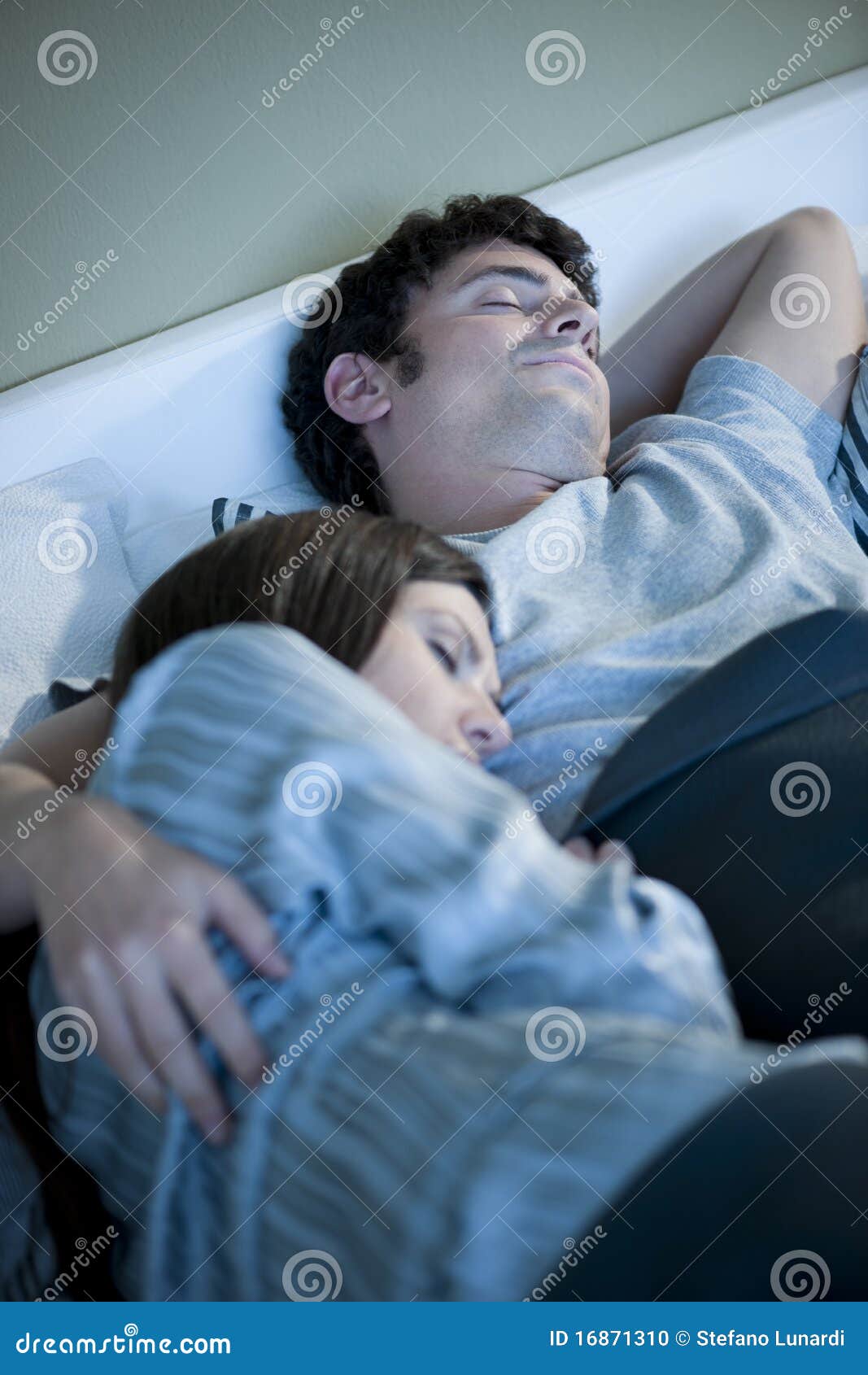 Couple sleeping stock photo. Image of sleeping, togetherness - 16871310