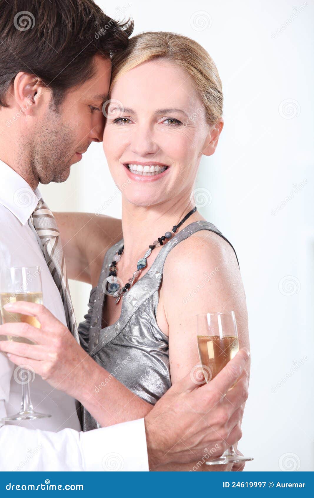 Couple smooching stock image. Image of beverage, date - 24619997