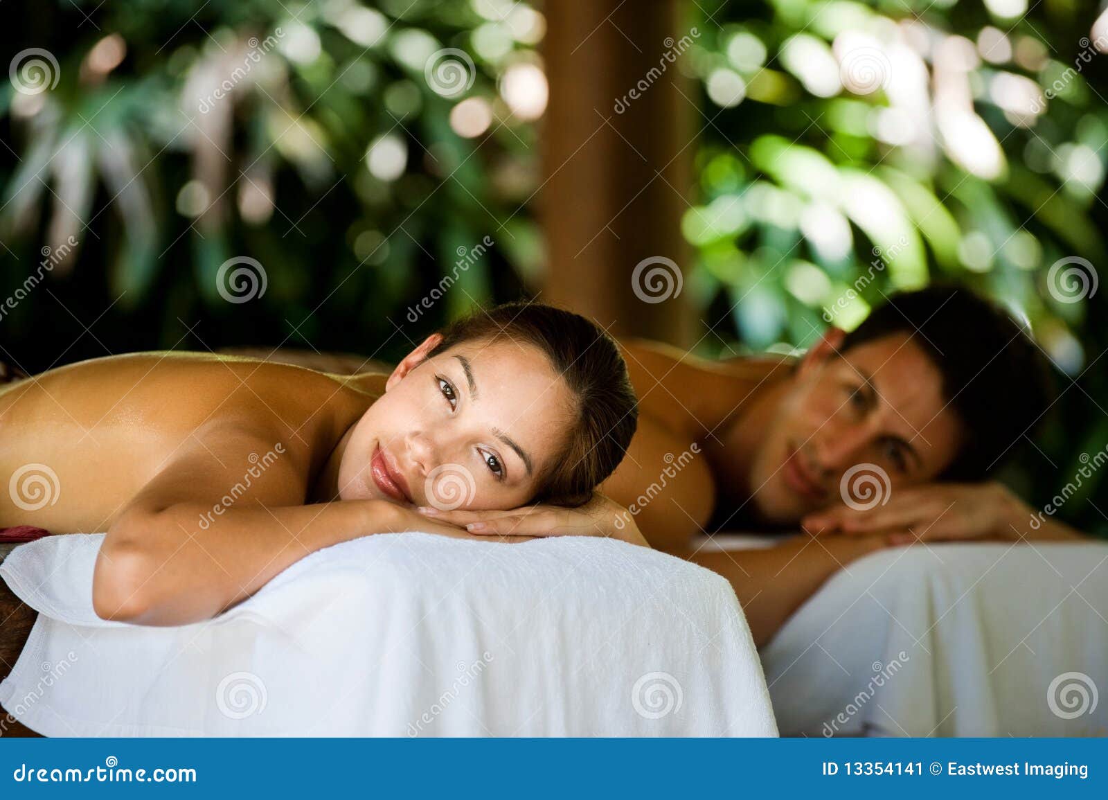 Couple at Spa stock image. Image of white, confident - 13354141